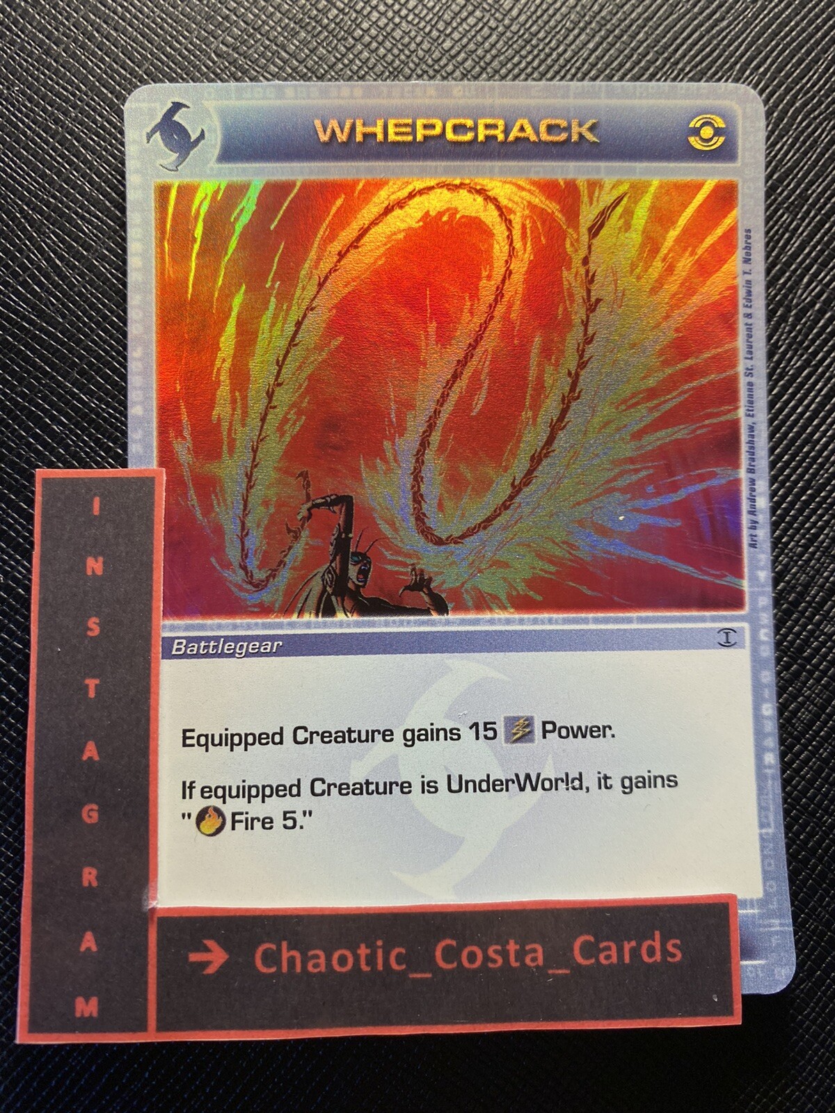 WHEPCRACK - BATTLE GEAR CARD - 1ST EDITION - CHAOTIC CARD - SUPER RARE - NM | eBay