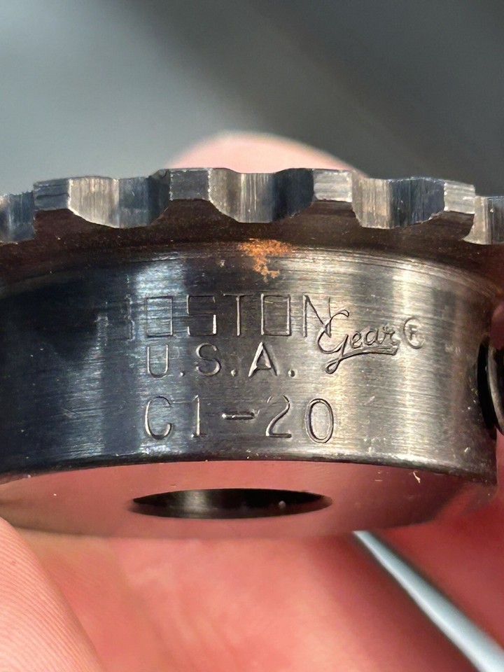 QTY 1 BOSTON GEAR STEEL LADDER CHAIN SPROCKET 20 TEETH .286" PITCH .500 ...