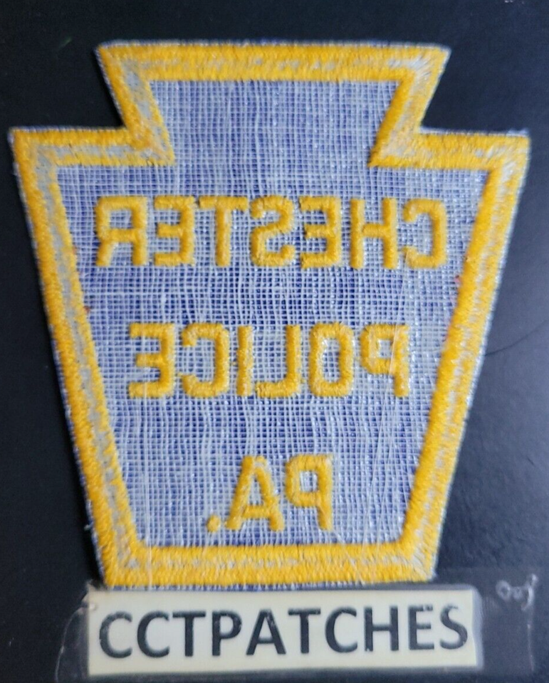 CHESTER, PENNSYLVANIA POLICE SHOULDER PATCH PA | eBay