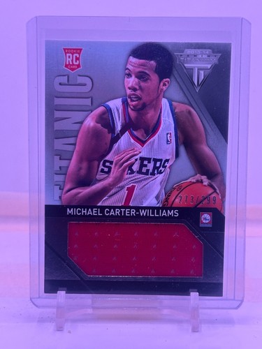 2013-14 Panini Titanium Titanic Jumbo Relic #100 Michael Carter ...