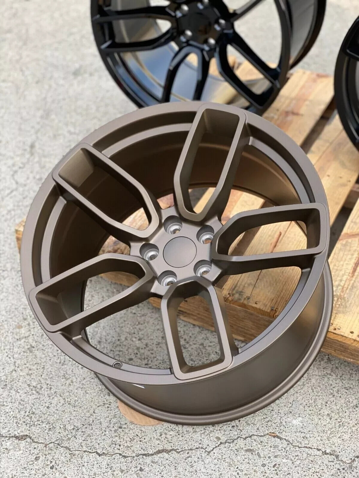 20" Wheels 20x9.5 / 20x11 For Dodge Charger Challenger SRT Bronze Rims ...