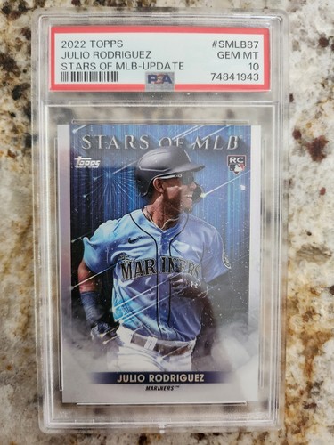2022 Topps Update Stars of the MLB Julio Rodriguez PSA 10 Tampa Bay ...