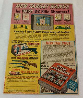 1948 DAISY bb gun ad ~ NEW TARGET RANGE Red Ryder Carbine, Targeteer ...