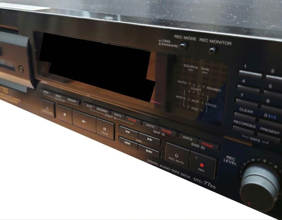 Junk not Working SONY DTC-77ES DAT Deck Digital Audio Tape Player Japan ...