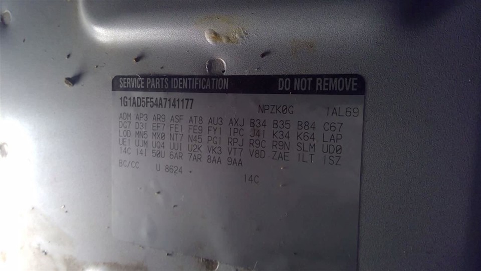 Engine ECM Electronic Control Module 2.4L Fits 07-12 MALIBU 1684969 | eBay