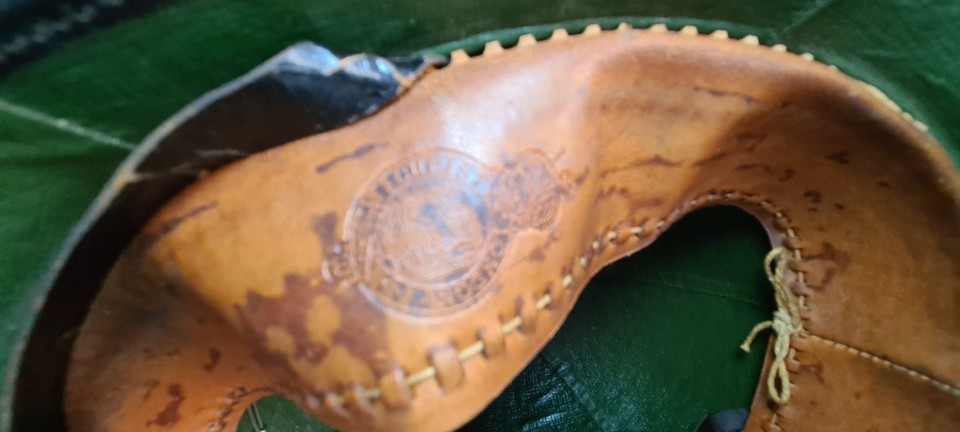 SCOTLAND Antiquated Police Helmet With Badge Showing SEMPER VIGILO ...