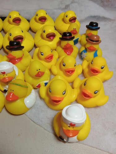 Yellow Rubber Squishy 39 Ducks Crafts Bathroom Playtime | eBay