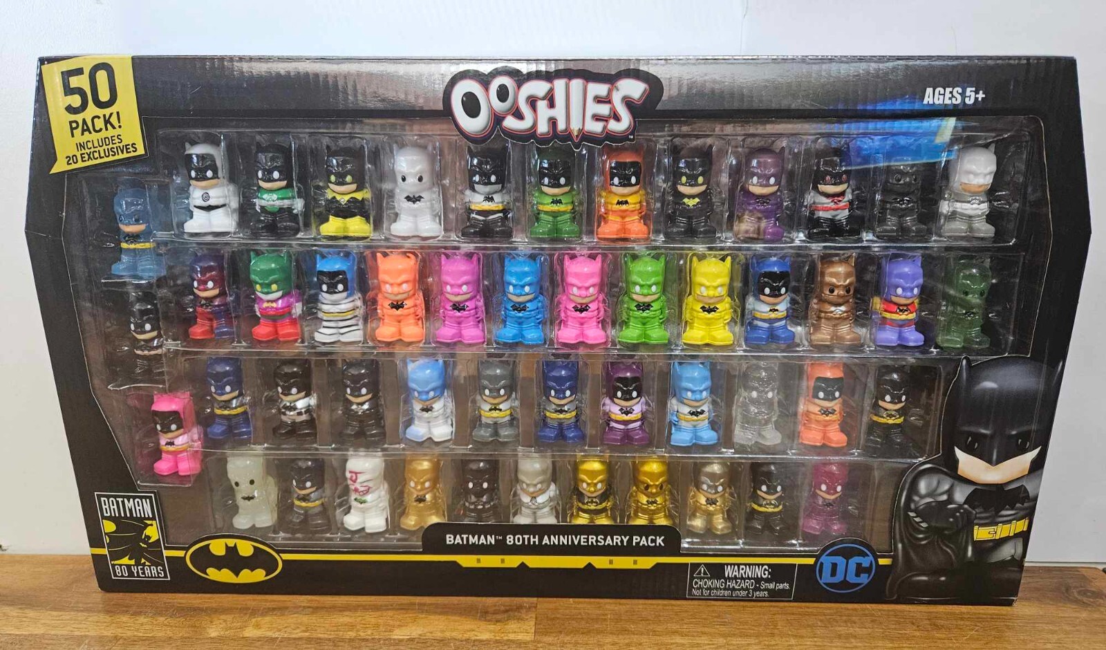 BATMAN 80TH ANNIVERSARY 50 PACK OOSHIES SET (Includes 20 Exclusives) DC ...