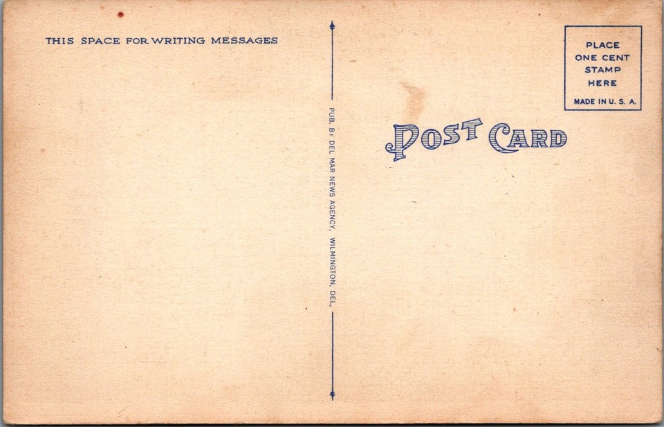 Postcard DuPont & Nemours Blags + Rodney Square Wilmington DE Delaware ...