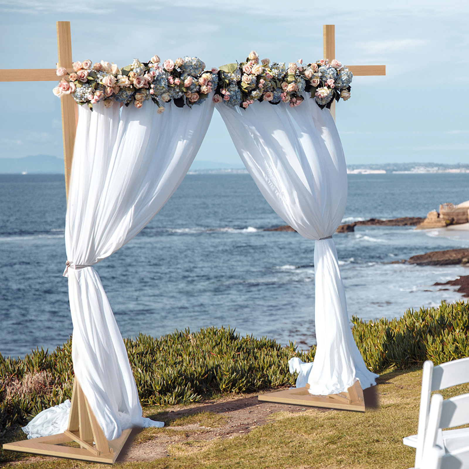 Sturdy Wedding Arch Stand Chic Garden Flower Rack Party Graduation ...