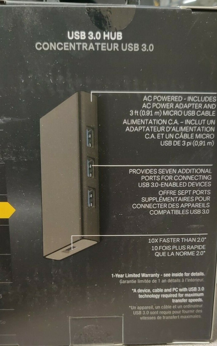 NXT Technologies 3.0 USB 7 Port Hub NX29746 for sale online | eBay