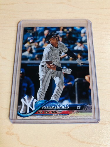 2018 Gleyber Torres Topps Update #US200 Base Rookie Card RC - New York ...