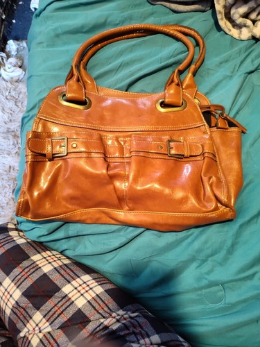 Vintage Camel Color Shoulder Back Purse | eBay