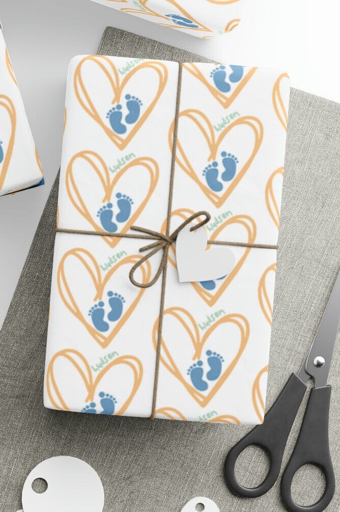 Printable Baby Shower Wrapping Paper