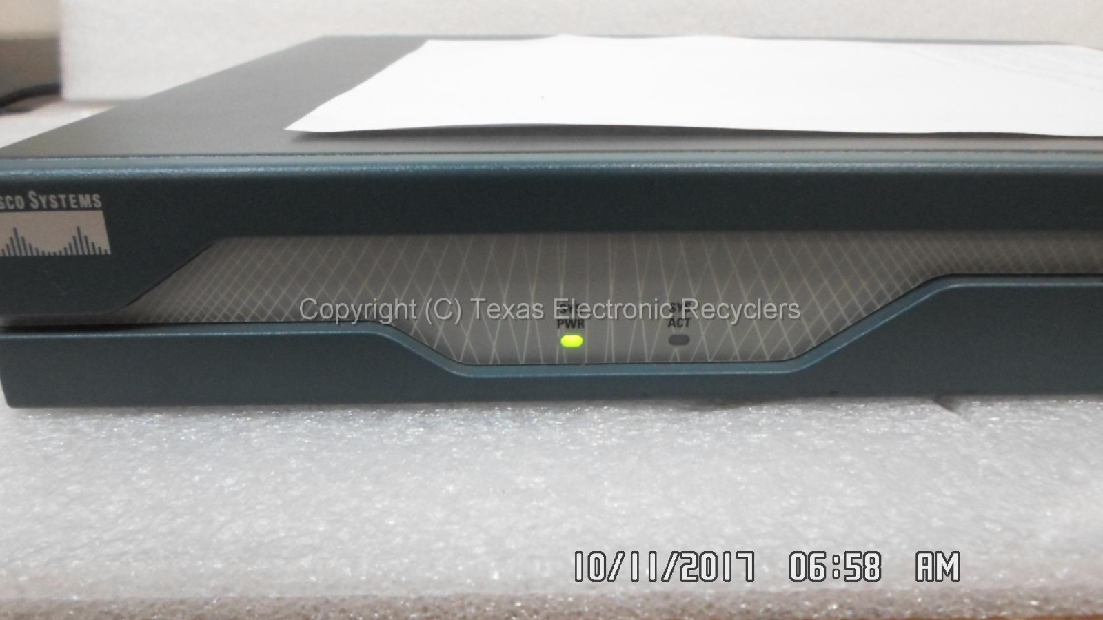 Cisco 1841 V05 Integrated Services Router w/ WIC 1DSU-T1 V2 - NO FLASH ...