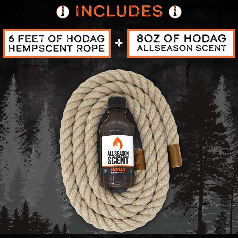 HODAG HEMPSCENT ROPE SYSTEM MULTIPLE SETUPS DEER LURE SETUP | eBay