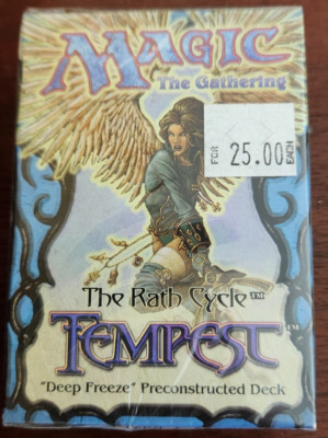 MTG Sealed - The Rath Cycle TEMPEST - Deep Freeze Preconstucted Deck ...