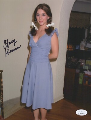 STACY KEANAN Signed STEP BY STEP 8x10 Photo Actress AUTHENTIC Autograph ...