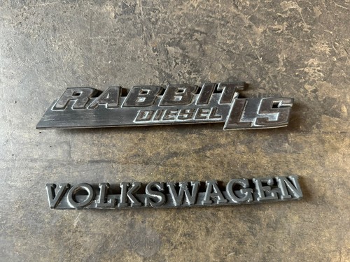 VW MK1 Rabbit GL Rear Hatch Emblem Badge Logo GTI Oem Turbo | eBay
