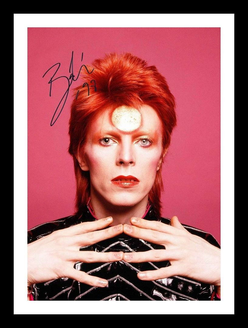 David Bowie Autograph Signed & Framed Photo 1 | eBay UK