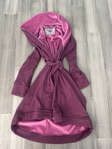 UGG Australia Women's Duffield Robe Heathered Purple Wrap Long Sleeve ...