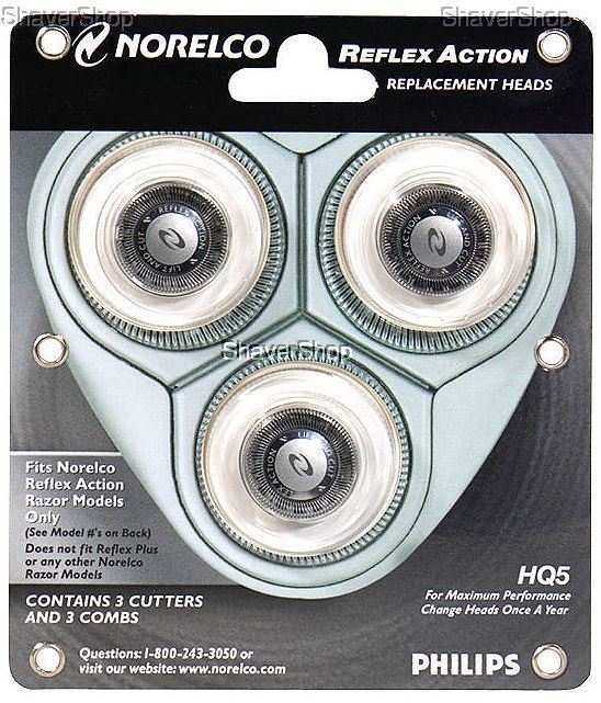 NEW PHILIPS NORELCO HQ5 REFLEX Shaver HQ 5 Razor HEADS | eBay