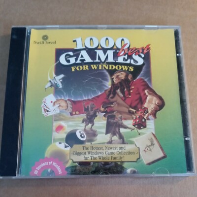 1000 Best Games For Windows 3.1 and '95 CD Rom Card Action Children's ...