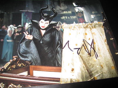 ANGELINA JOLIE SIGNED AUTOGRAPH 8x10 PHOTO MALEFICENT PROMO IN PERSON ...