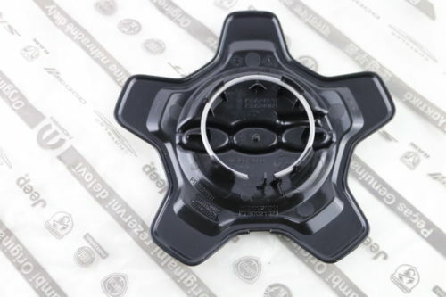 2016-19 Fiat 500X Wheel Center Cover Cap 6AN69LXHAA Black Silver OEM | eBay