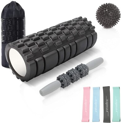 Roller 33cm Set Foam Roller Spike Massage Ball Massage Roller, Muscle ...