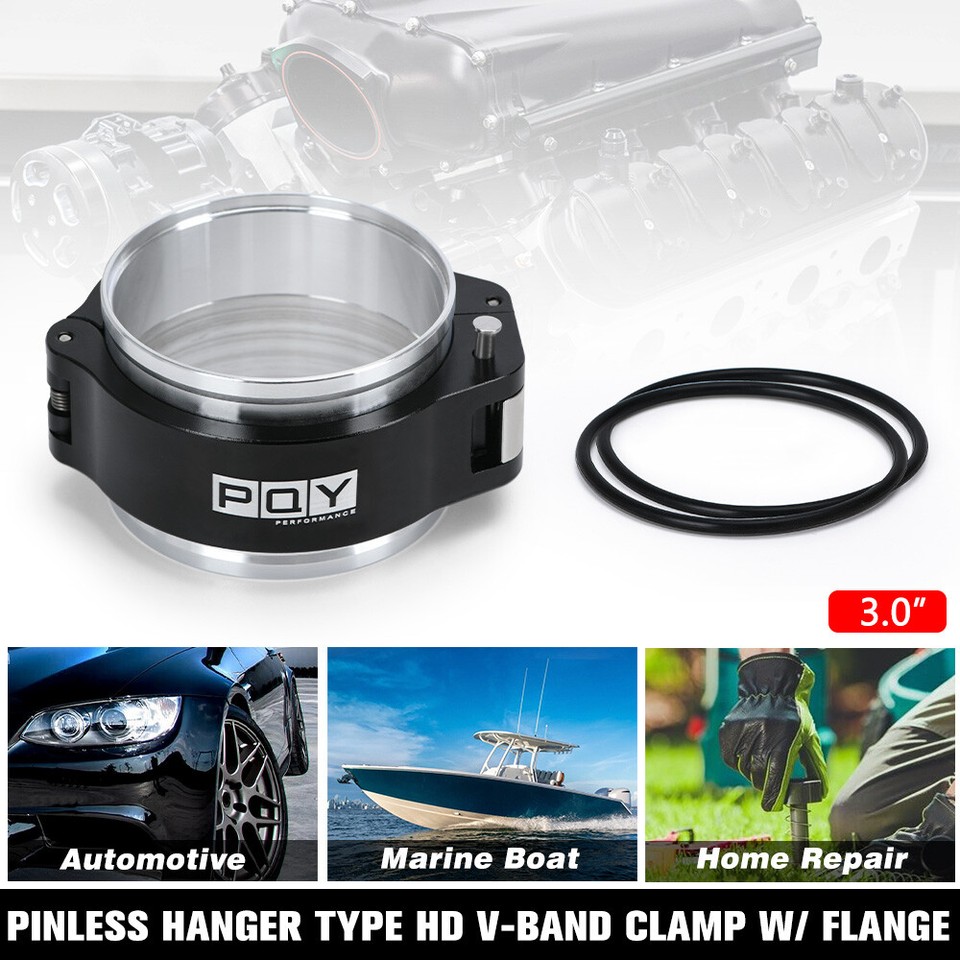 3'' Black 32516 HD Pinless Clamp Assembly 3.0 Inch O.D. Tubing HD ...