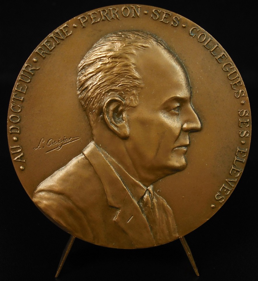 Médaille René Perron clinique chirurgicale chirurgien L Croizier sc ...