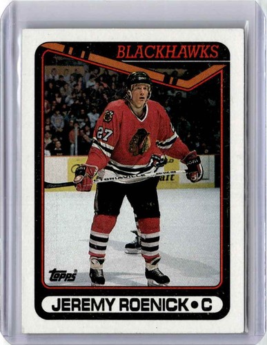 1990-91 Topps Jeremy Roenick Rookie A Chicago Blackhawks #7 | eBay