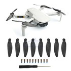 8 For DJI Mavic Mini SE Accessories Low-Noise Propellers Carbon Fiber ...