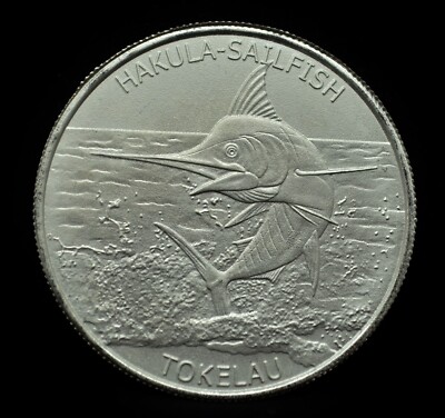 2016 Tokelau $5 Hakula Sailfish BU -1 Troy Oz .999 Silver | eBay