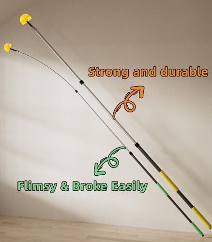 7-18 ft Telescopic Extension Pole Long Multipurpose Telescoping Pole ...