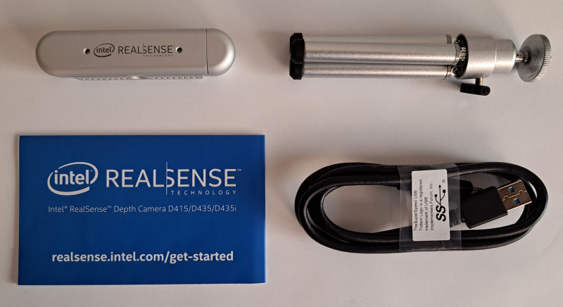 Intel RealSense D415 Depth Camera, NIB, Product Code 82635ASRCDVKHV | eBay