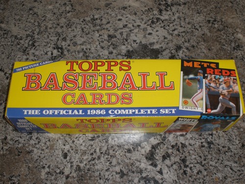 1986 TOPPS BASEBALL FACTORY SEALED SET - 792 CARDS - Christmas Edition ...