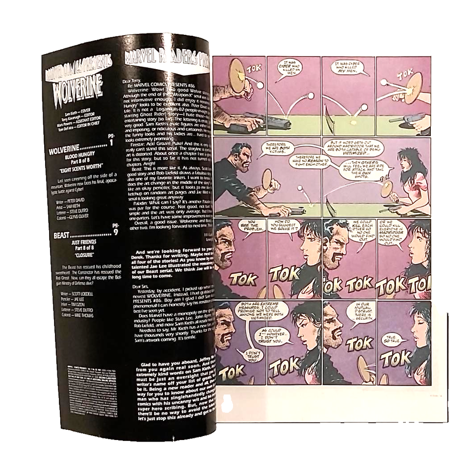 Marvel Comics Presents 92 / Sam Keith Wolverine / Marvel 1991 / NM- (9. ...