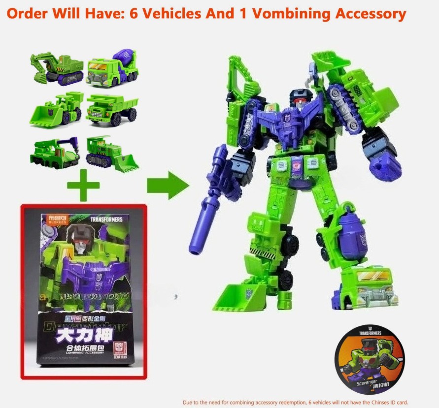 IN STOCK Blokees Transformers Defender Version Constructicons ...