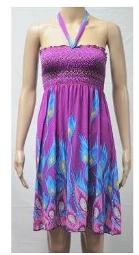 NEW Women's Assorted Print Halter Top Sundresses/Cover-Ups Size M L XL ...