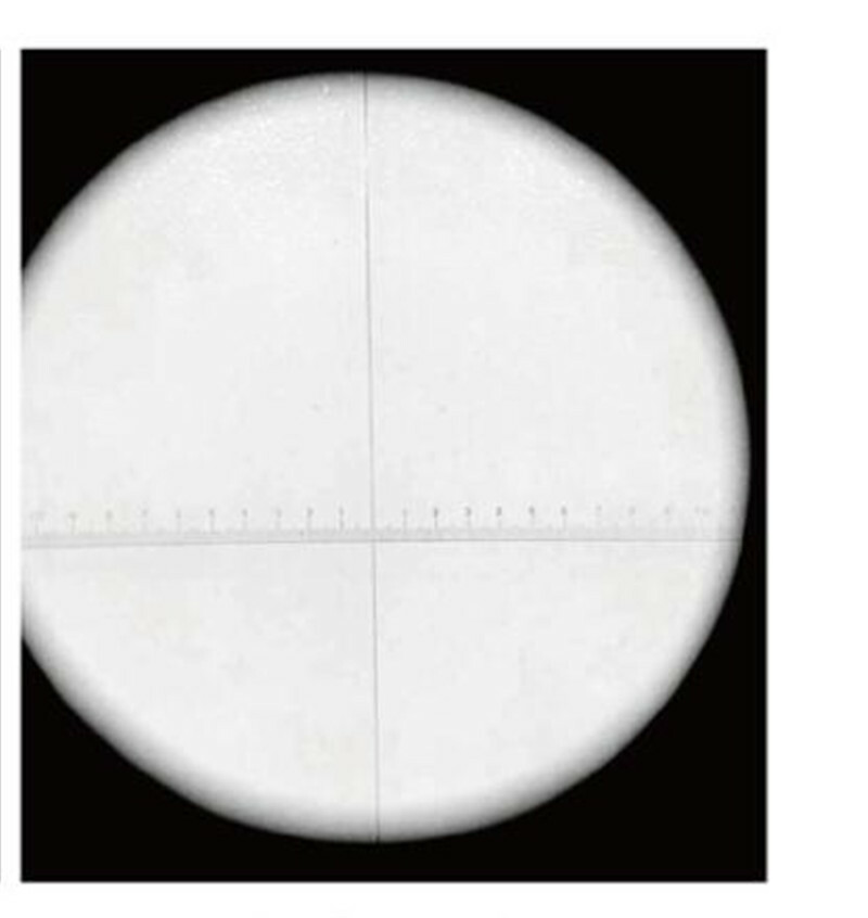 0.1mm Scale 10X Cylinder Loupe Reticle Measuring Magnifier LED ...