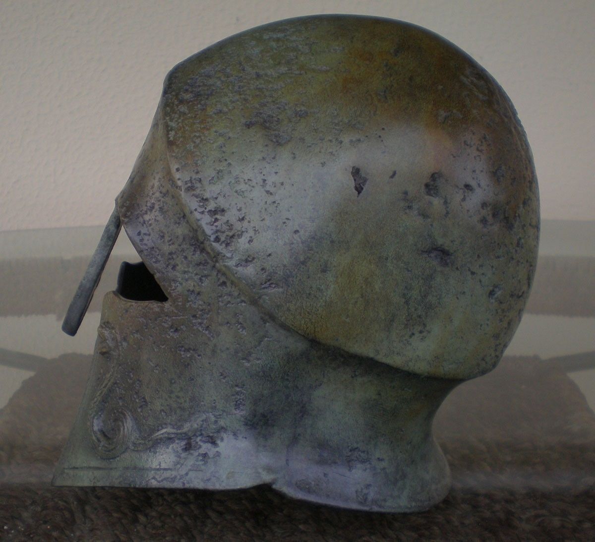madieval Greek Spartan Corinthian Helmet With Snakes Antique Style ...