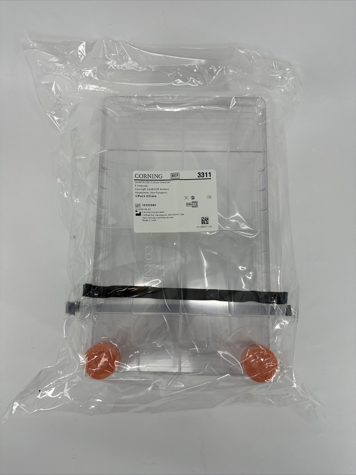 Qty 1 Corning 3311 CellSTACK 5-Layer Culture Chamber with Vented ...