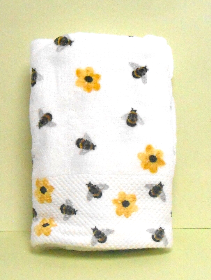 Deborah Connolly 2 Hand Towels Flying Bumblebees | eBay