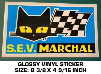 S.E.V. MARCHAL VINYL STICKER DECAL 24 HOURS LEMANS - GT40-VINTAGE ...