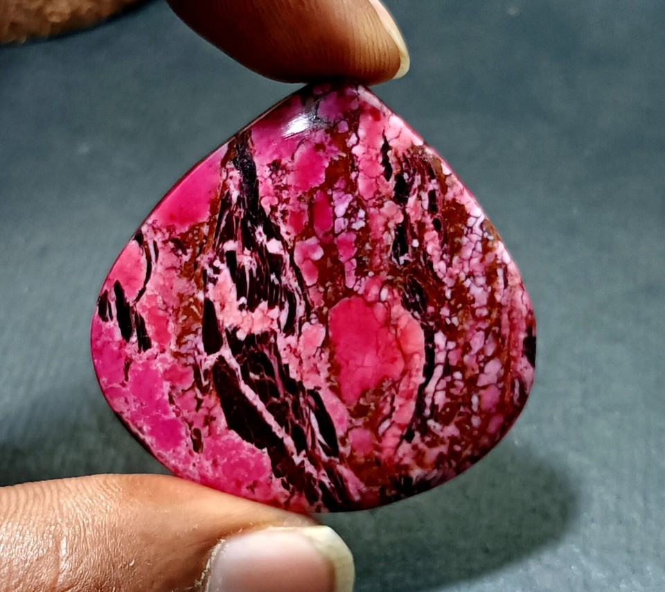 Certified Arizona Mine Natural Red Turquoise Pear 91.90 Ct Loose ...