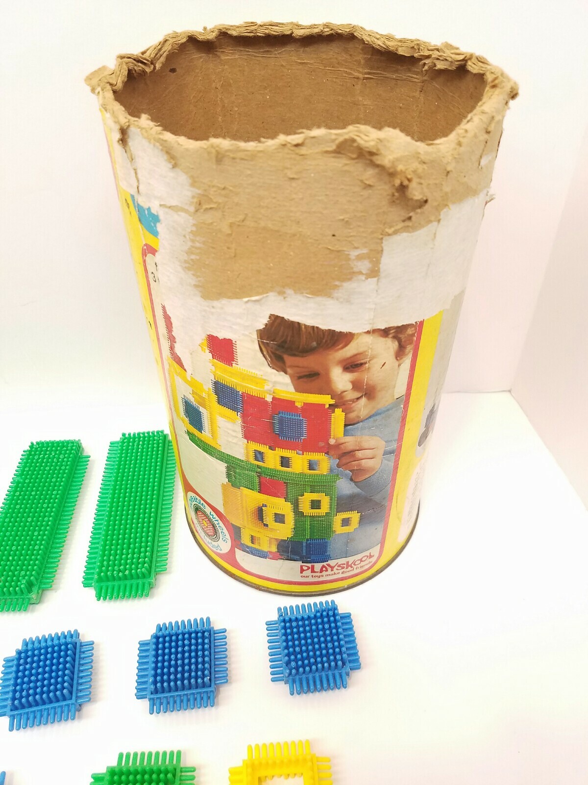 Vintage BRISTLE BLOCKS Building Toy Set - PLAYSKOOL 1976 | eBay
