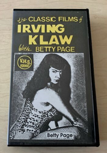 The Classic Films Of Irving Klaw With Betty Page 1989 Vhs Fbn Video