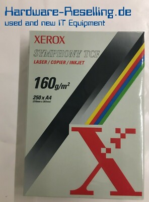 Xerox Symphony TCF farbiges Druckerpapier A4 160g/m²(250 Blatt) grau ...